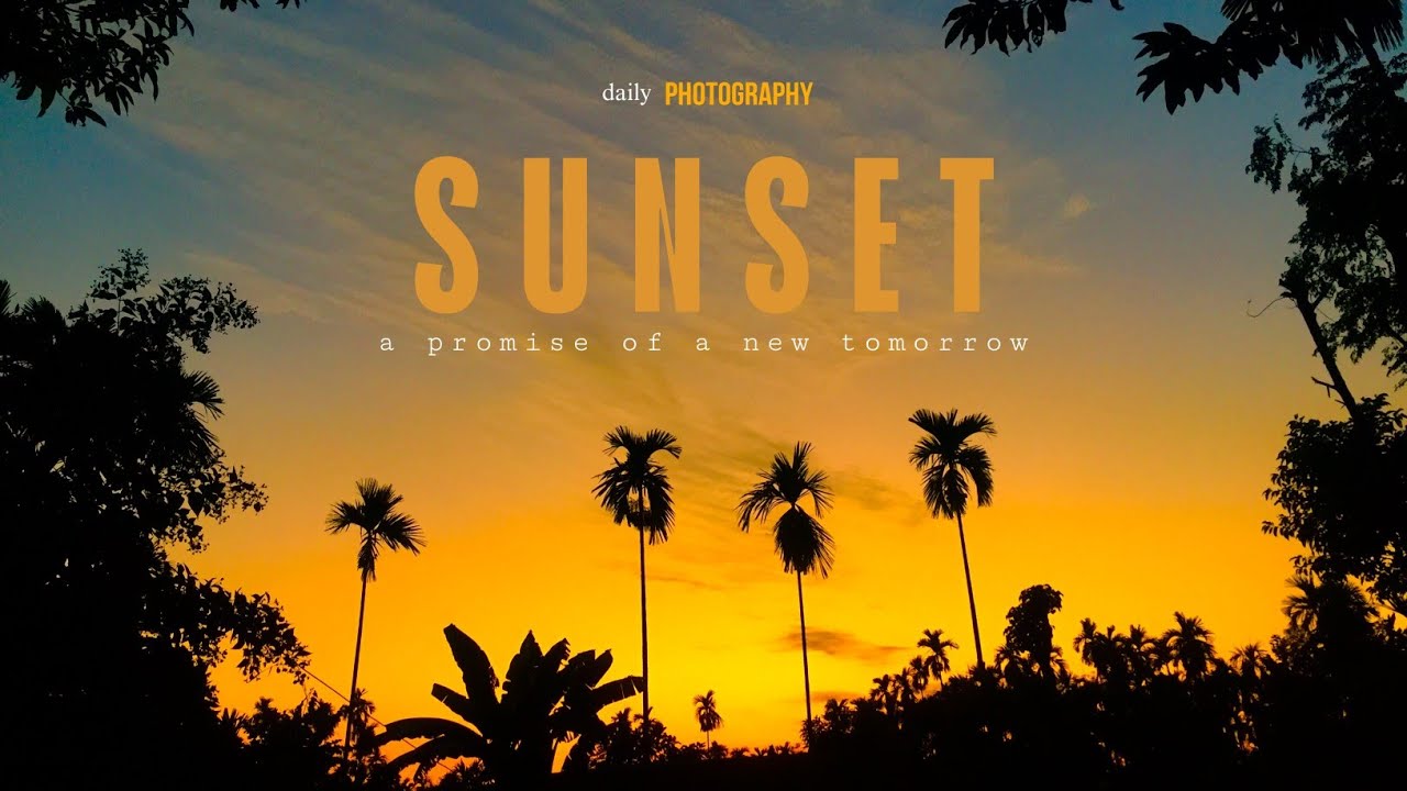 sunset cinematic view #sunset - YouTube