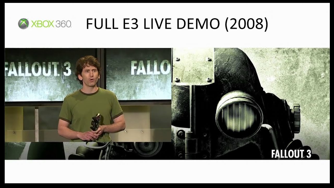 Fallout 3 - Full Uncut E3 2008 [Xbox 360] Live Demo Presentation with ...