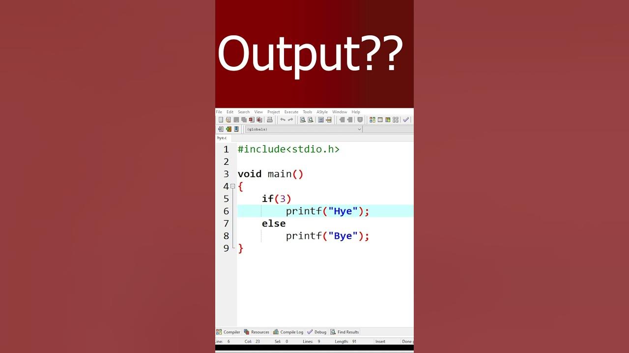 C Language Coding #shorts #coding #programming #codes - YouTube