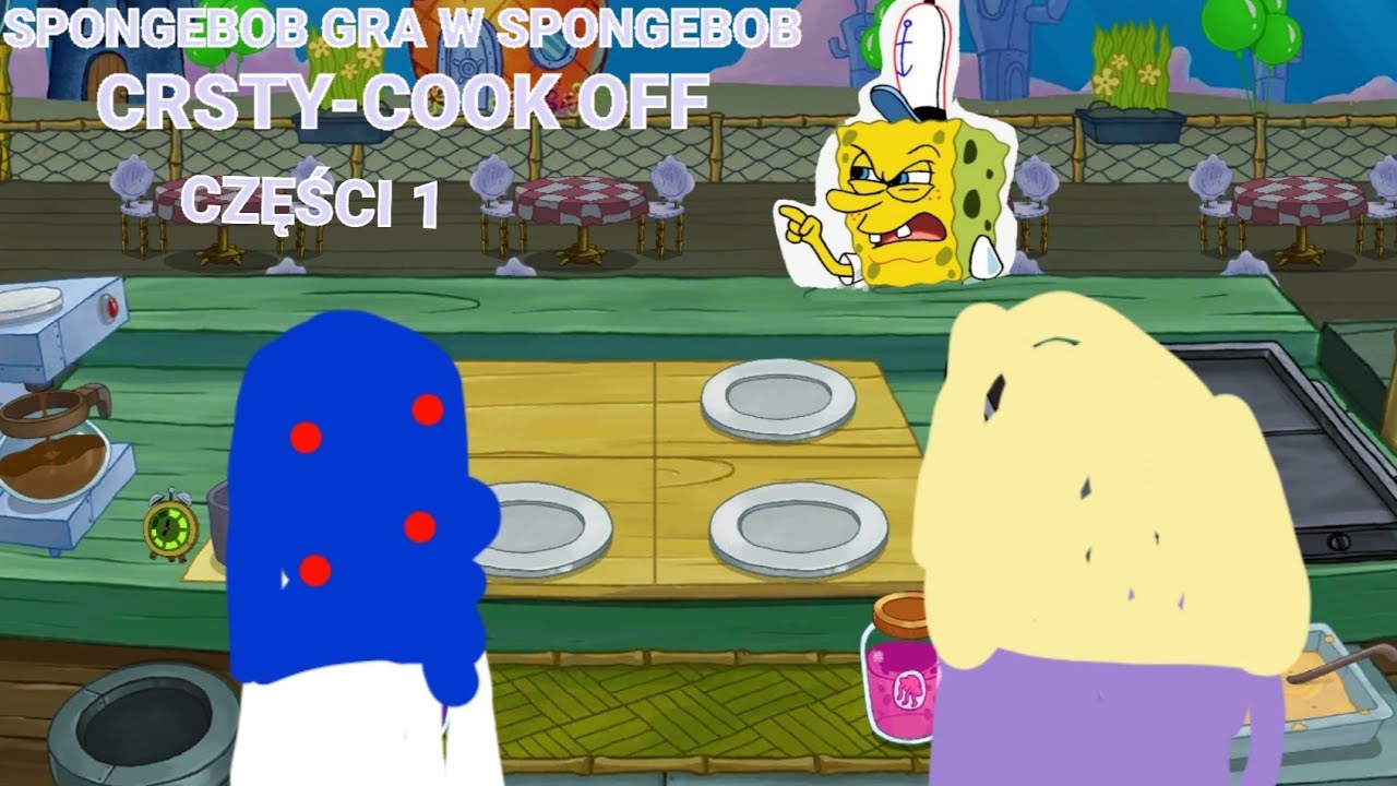 Spongebob gra w Spongebob crasty - Cook off część 1 - YouTube