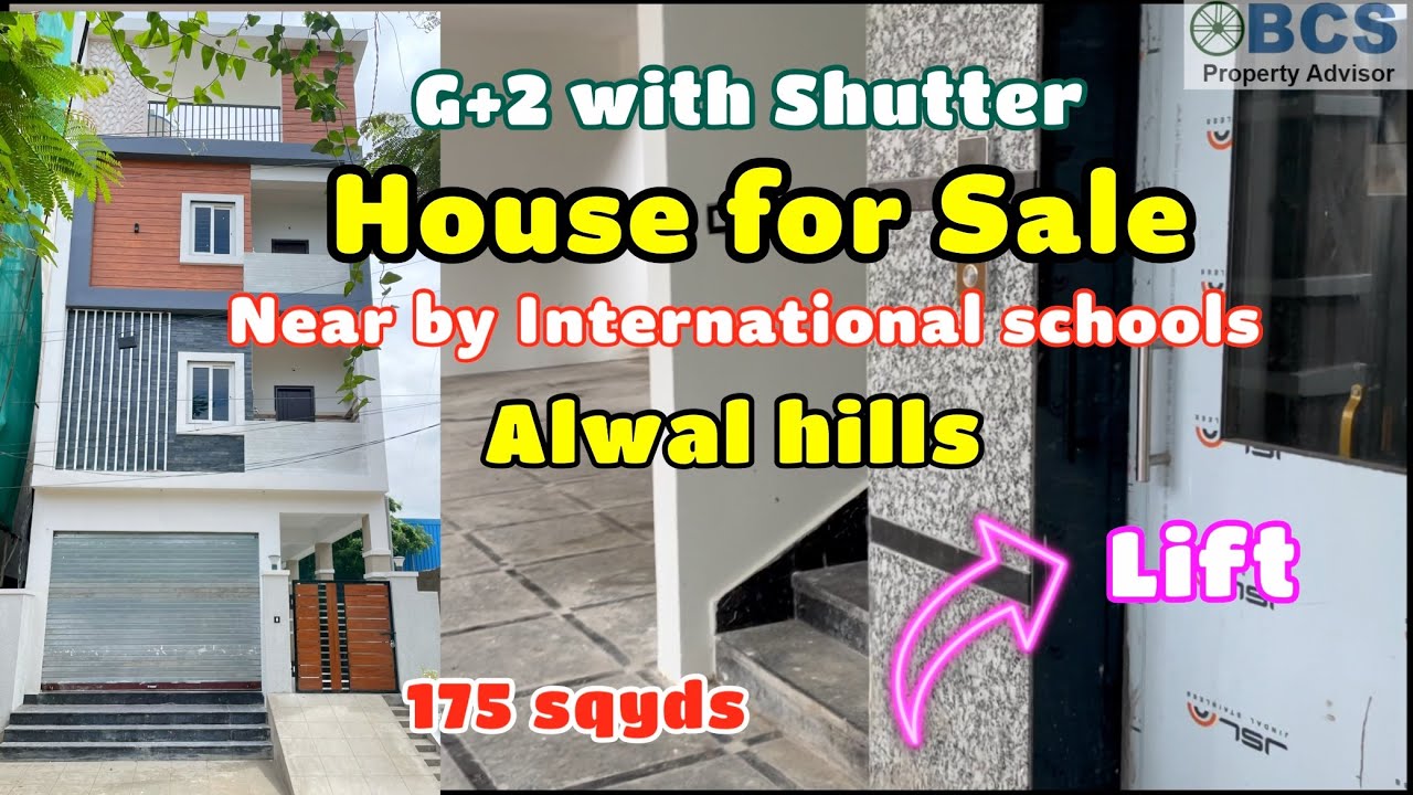 House for Sale in Alwal Hills | 175 sqyd G+2 | Hyderabad | Prime ...
