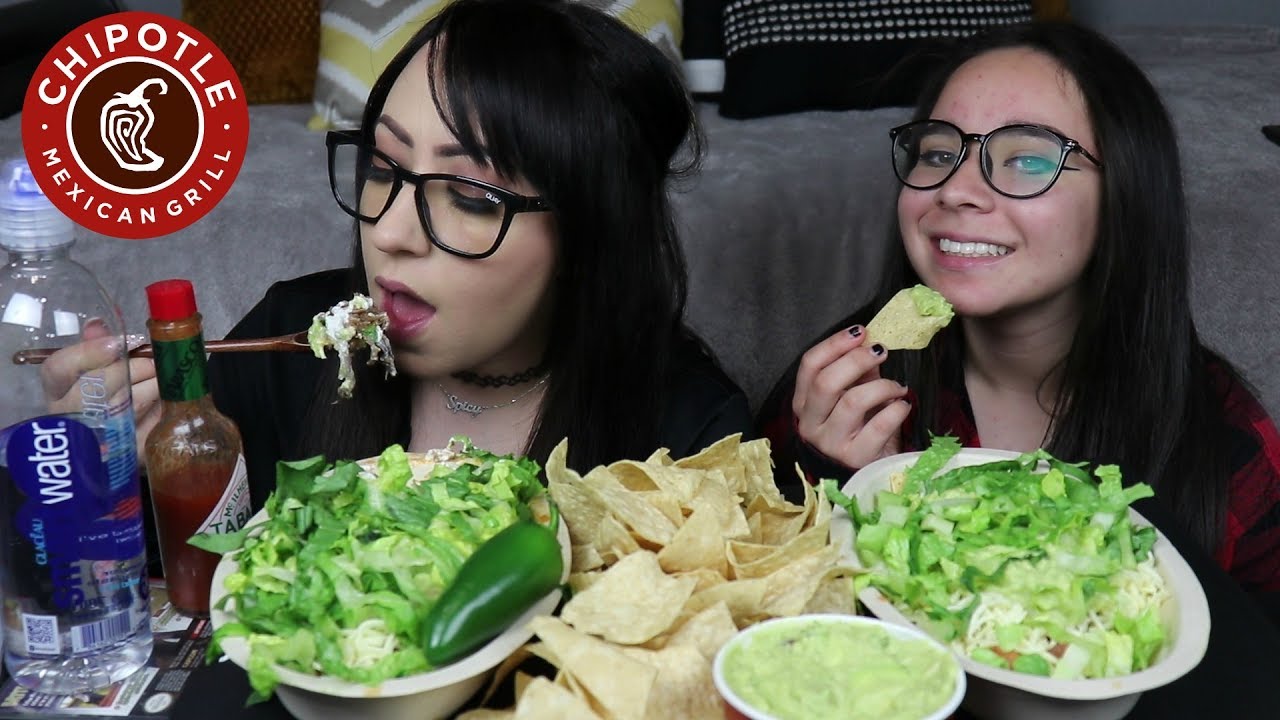 CHIPOTLE MUKBANG | EATING SHOW - YouTube