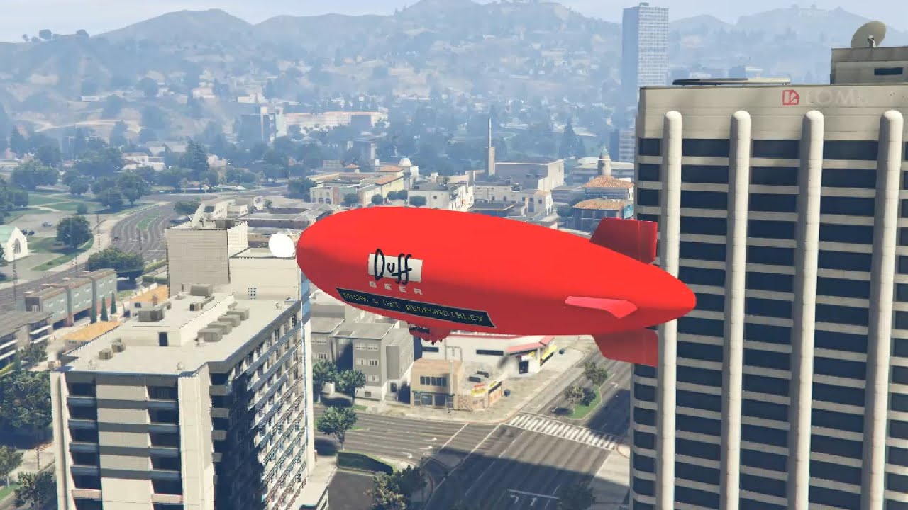 GTA V - Duff Beer Blimp 1 0 _REVIEW - YouTube