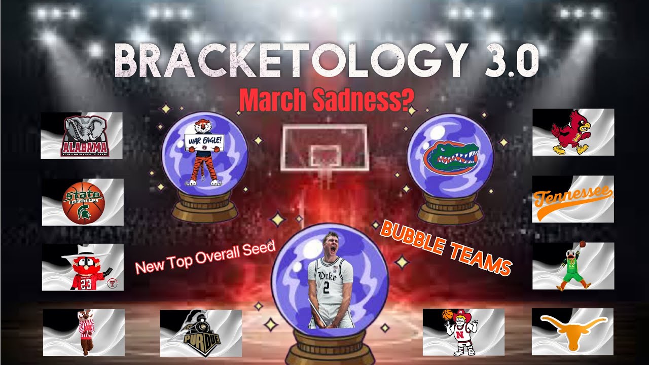 College Basketball March Madness 2025 Bracketology 3.0 - YouTube
