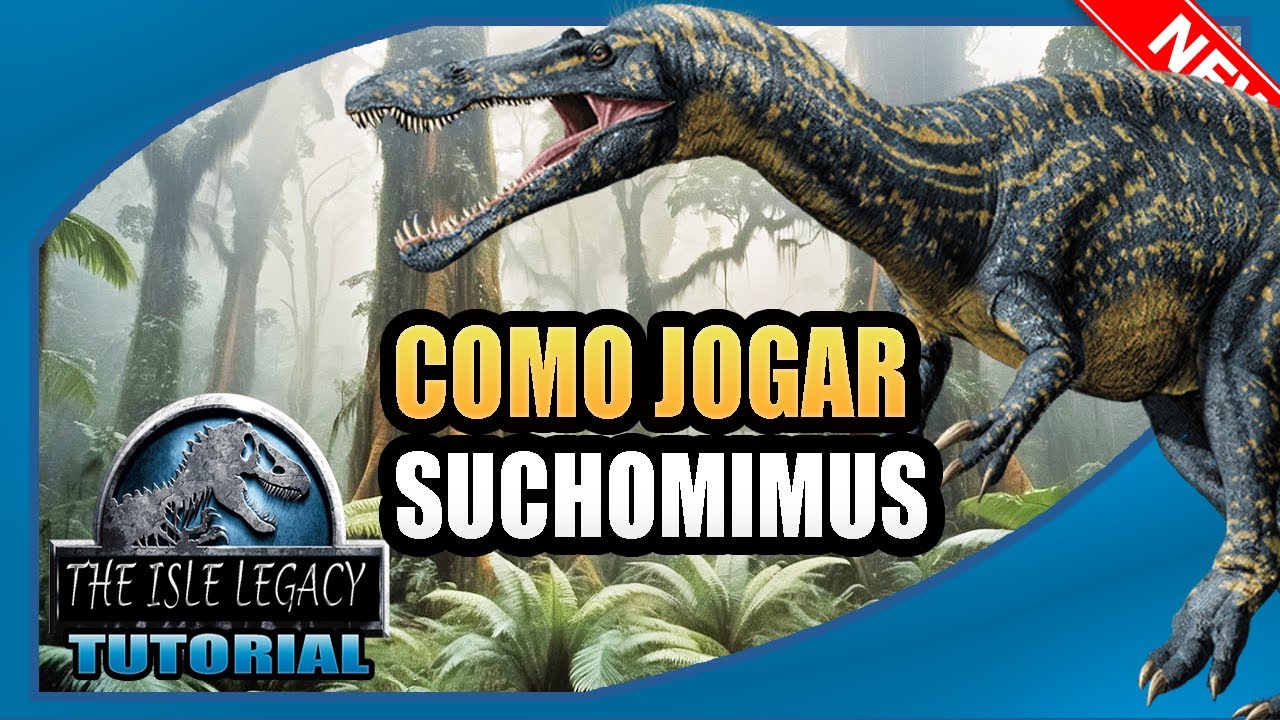 🔵 Como Jogar com Suchomimus The Isle Legacy 2024 Tutorial Iniciantes ...