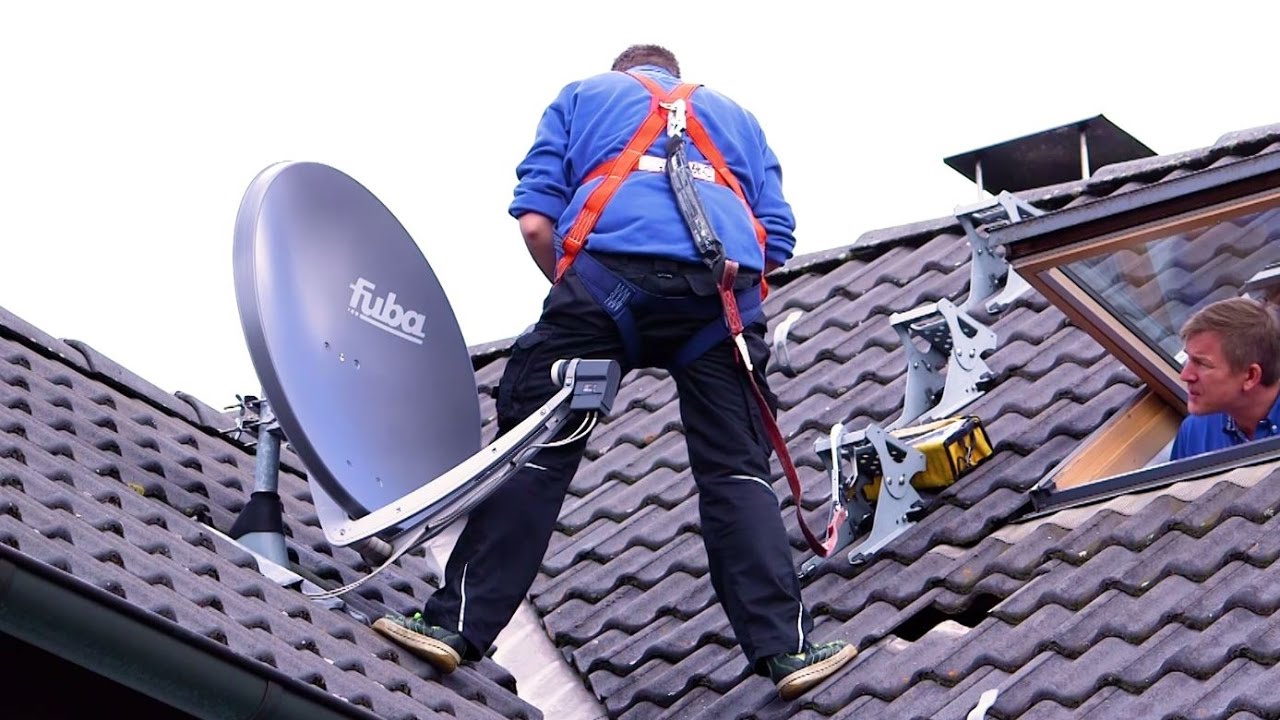 Reparatur SAT-Anlage - YouTube