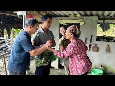 TU's father panicked when the woman came to bother him, but luckily TU arrived in time.