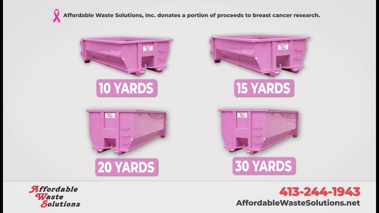 Affordable Waste Solutions - Residential Roll Off Containers - YouTube