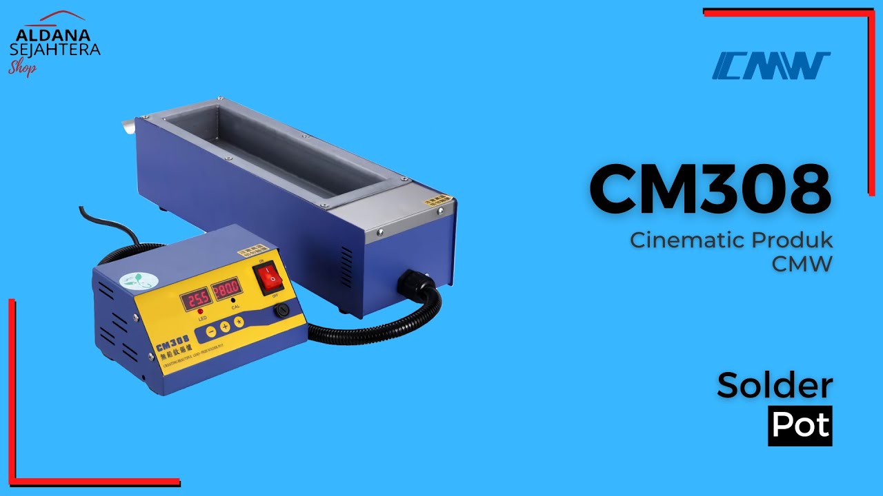 SOLDER POT CM-308 - YouTube