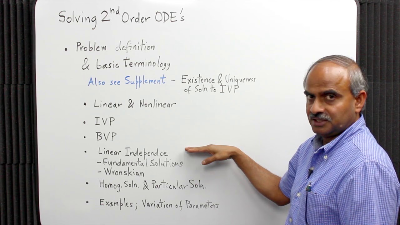 2nd Order ODE Introduction - YouTube