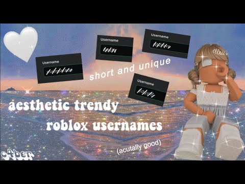 aesthetic short and trendy unused roblox usernames february 2021 p.1 ...