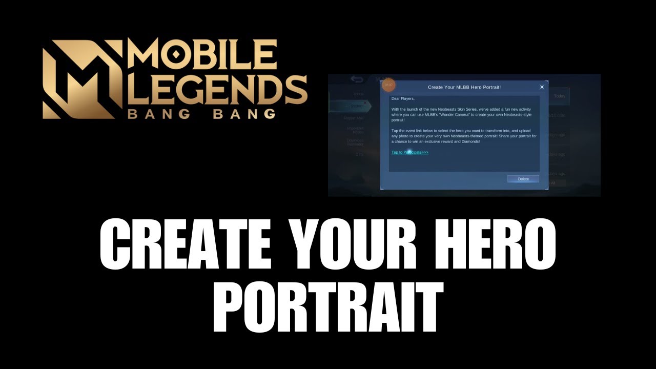 Do You Have Check This System Mail? How To Create Your MLBB Hero ...