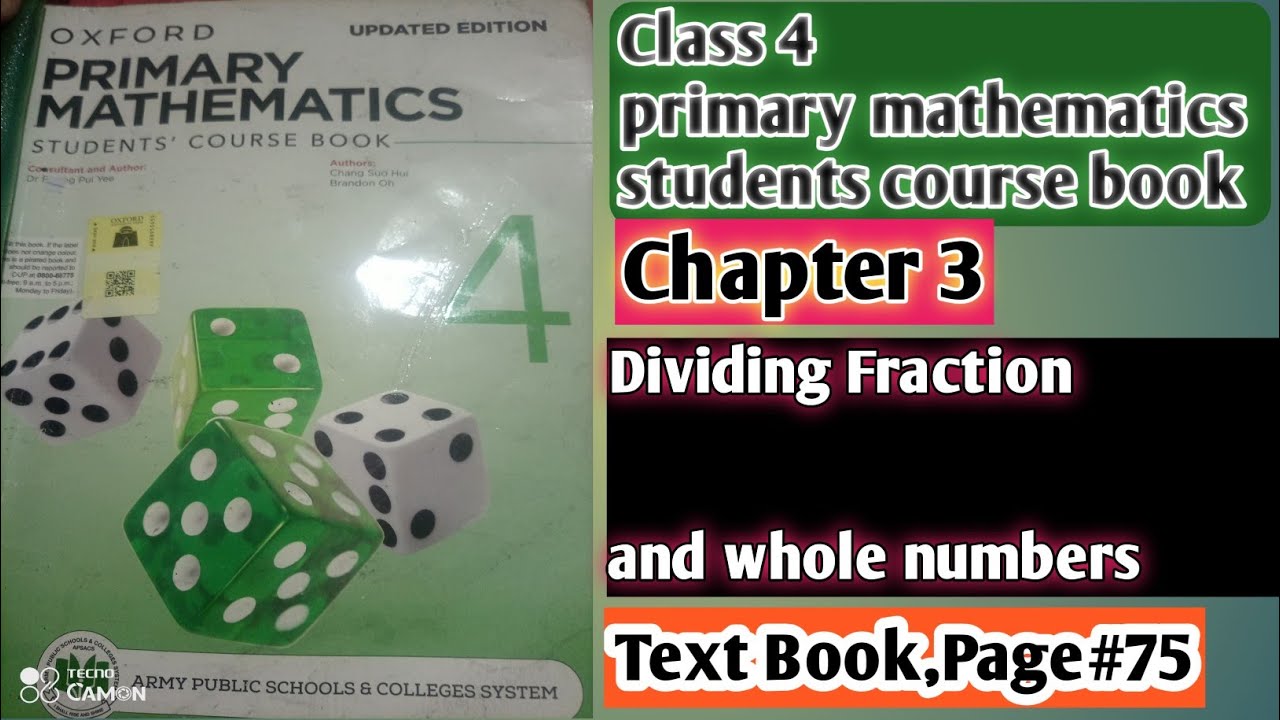 Class 4 | Mathematics | Chapter 3 Fraction | Dividing Fraction and ...