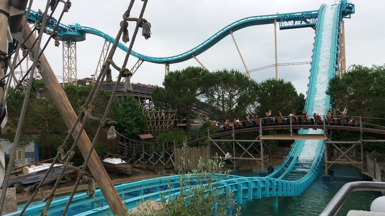 Atlantica SuperSplash Off Ride Footage 2022 Europa Park - YouTube