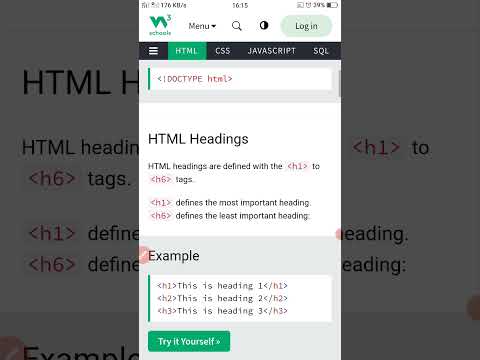 W3School online hrml editor divya offical channel like susbcribe ...