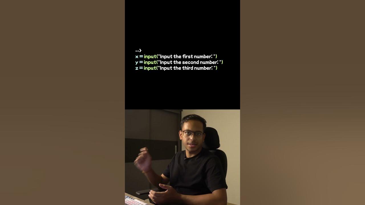 Python program to find the median among three given numbers. - YouTube