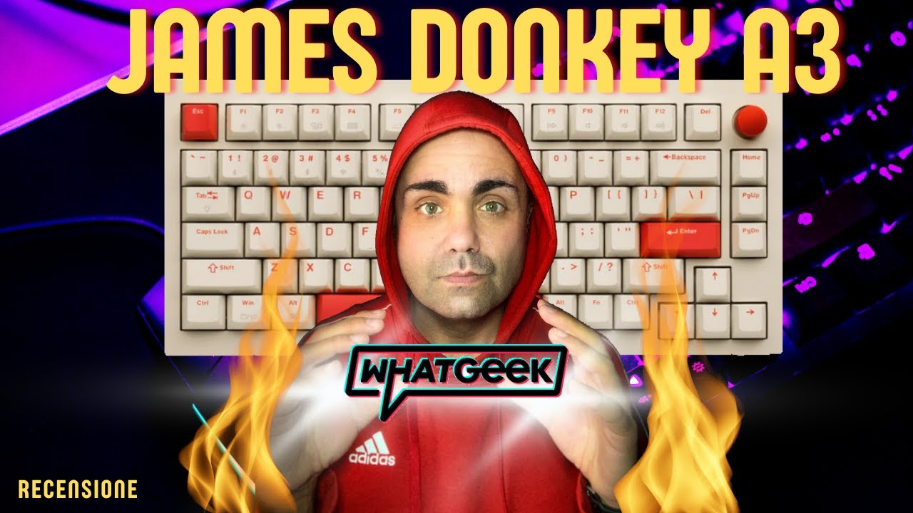 Recensione JAMES DONKEY A3 - OTTIMA tastiera meccanica da GAMING ...