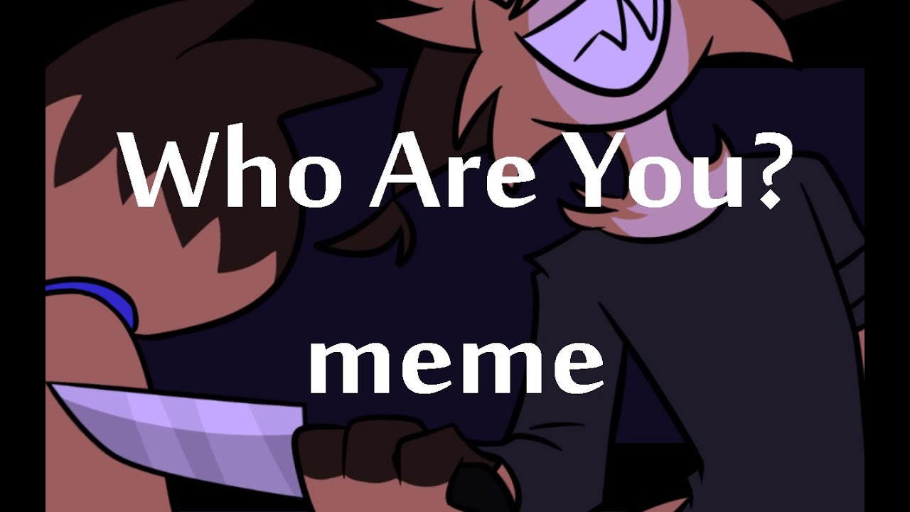 Who are you? (meme) - YouTube