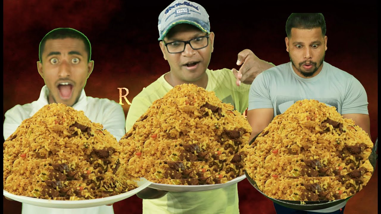 GHAR KA MUTTON FRIED RICE CHALLENGE - YouTube