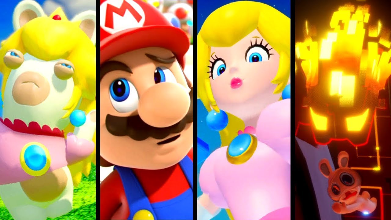 Mario + Rabbids Kingdom Battle ALL CUTSCENES (Switch) - YouTube