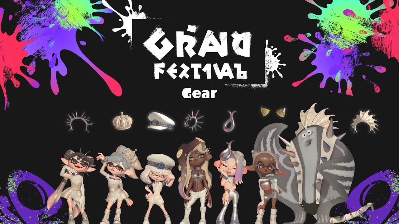 Splatoon Wii u - Grand Fest Gear! (Gameplay) - YouTube