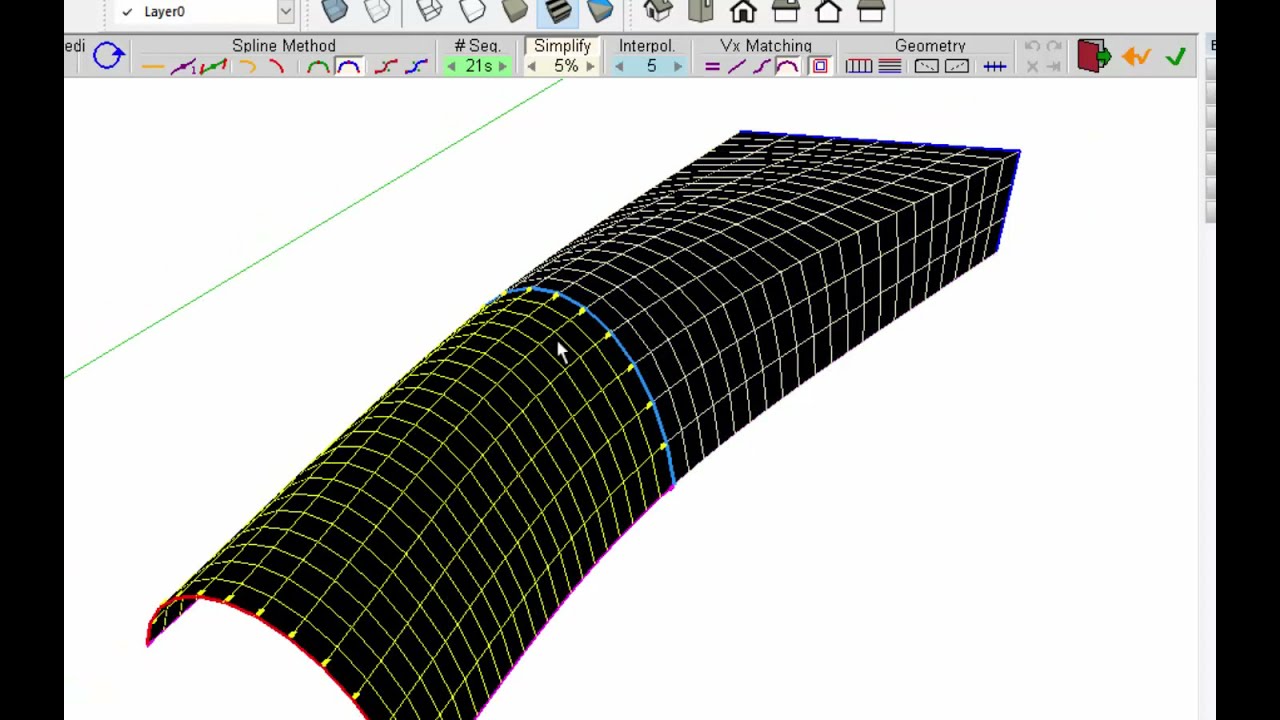 Curvi Loft Plugin para SketchUp - YouTube