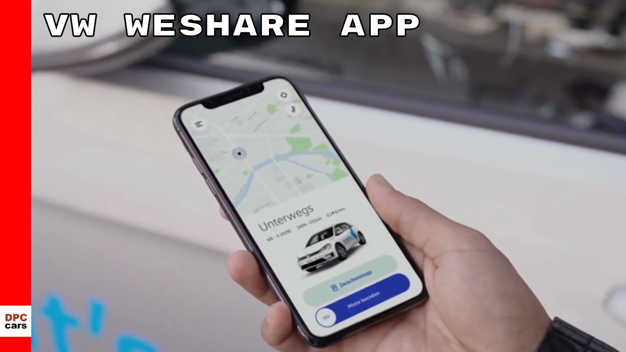 VW WeShare app - Volkswagen - YouTube