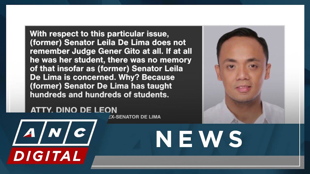 De Lima lawyer: Roque's allegations vs. Judge Gito unfounded | ANC ...