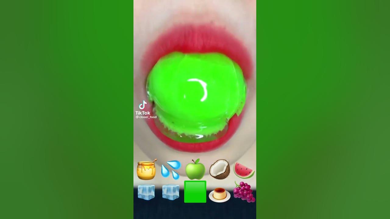 Asmr【chewing Sound 咀嚼音】eat🍯💦🍏🥥🍉🧊🧊🟩🍮🍇を食べる Asmr 咀嚼音 音フェチ 口元だけ Youtube