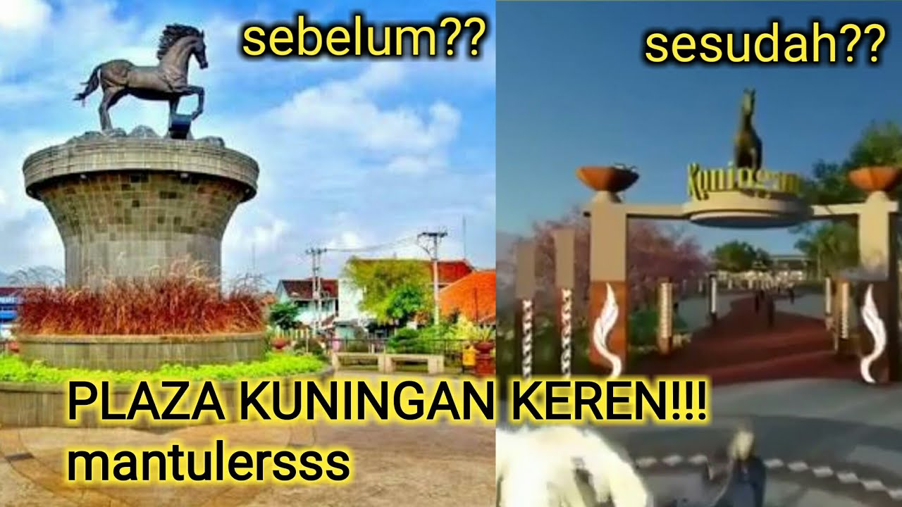 before after taman kota kuningan jawa barat | plaza kuningan - YouTube