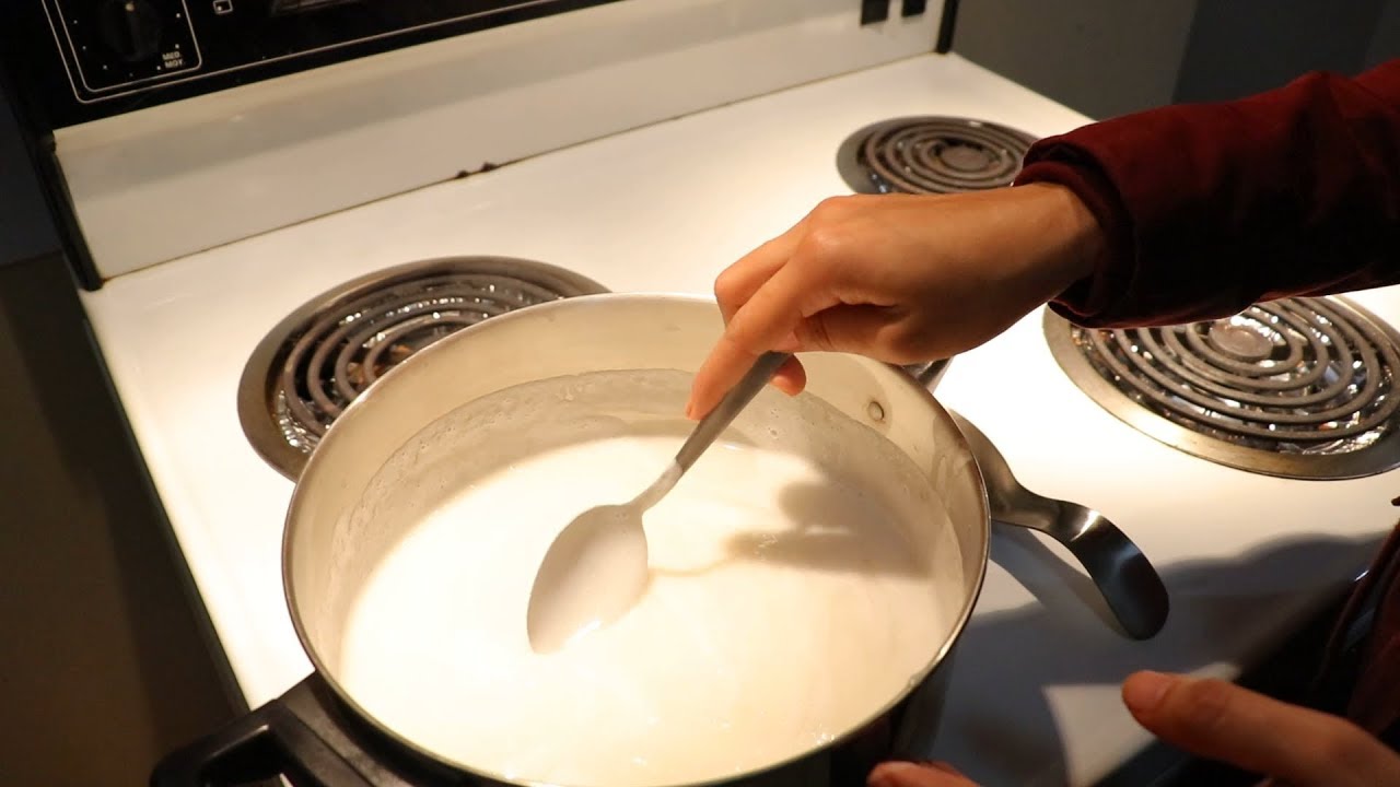 Como hacer engrudo facil y rapido - YouTube