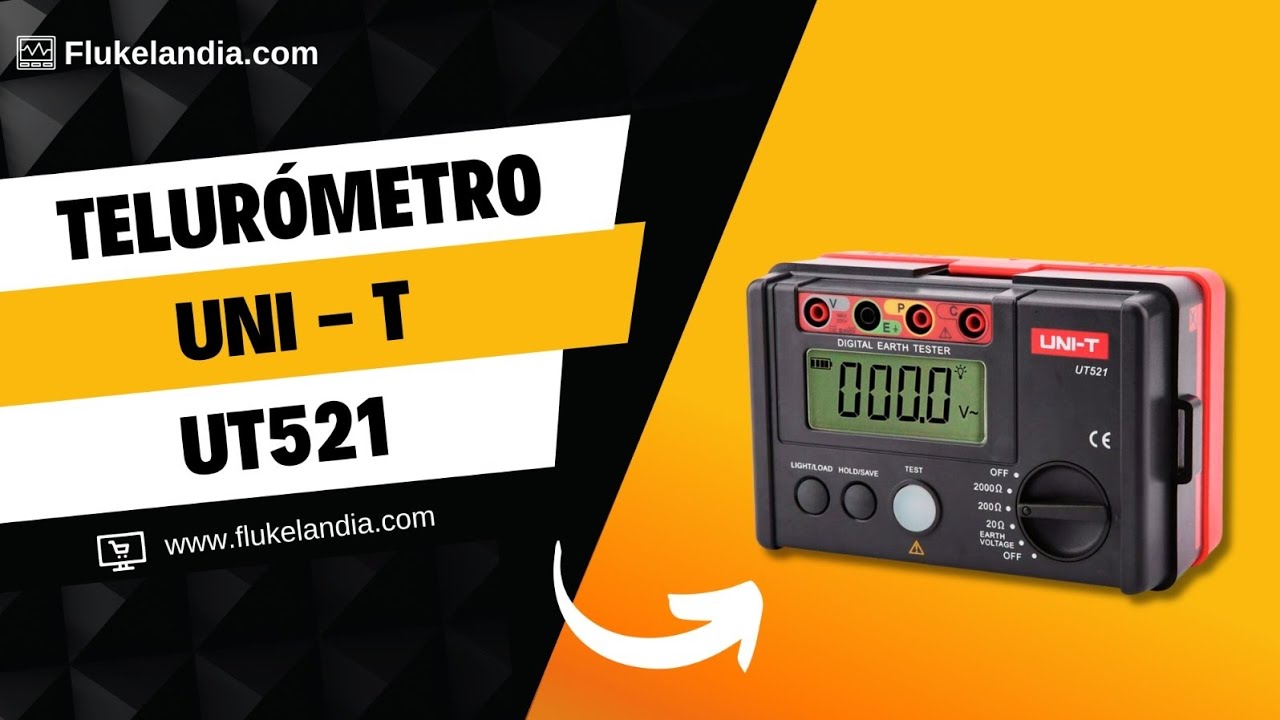TELURÓMETRO UNI-T UT521 - YouTube