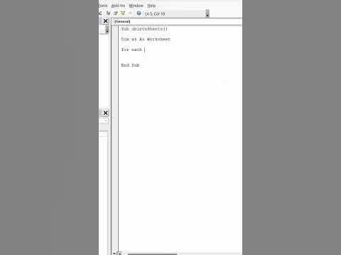 EXCEL Delete Unwanted multiple sheets using VBA Automatically - YouTube