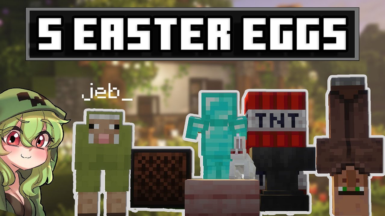 5 Easter Egg ในเกม Minecraft ความลับที่คุณอาจยังไม่รู้ - YouTube