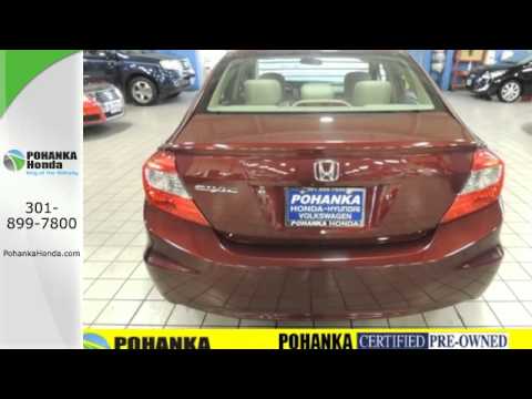 2012 Honda Civic Washington DC Honda Dealer, MD #H6120 - SOLD - YouTube