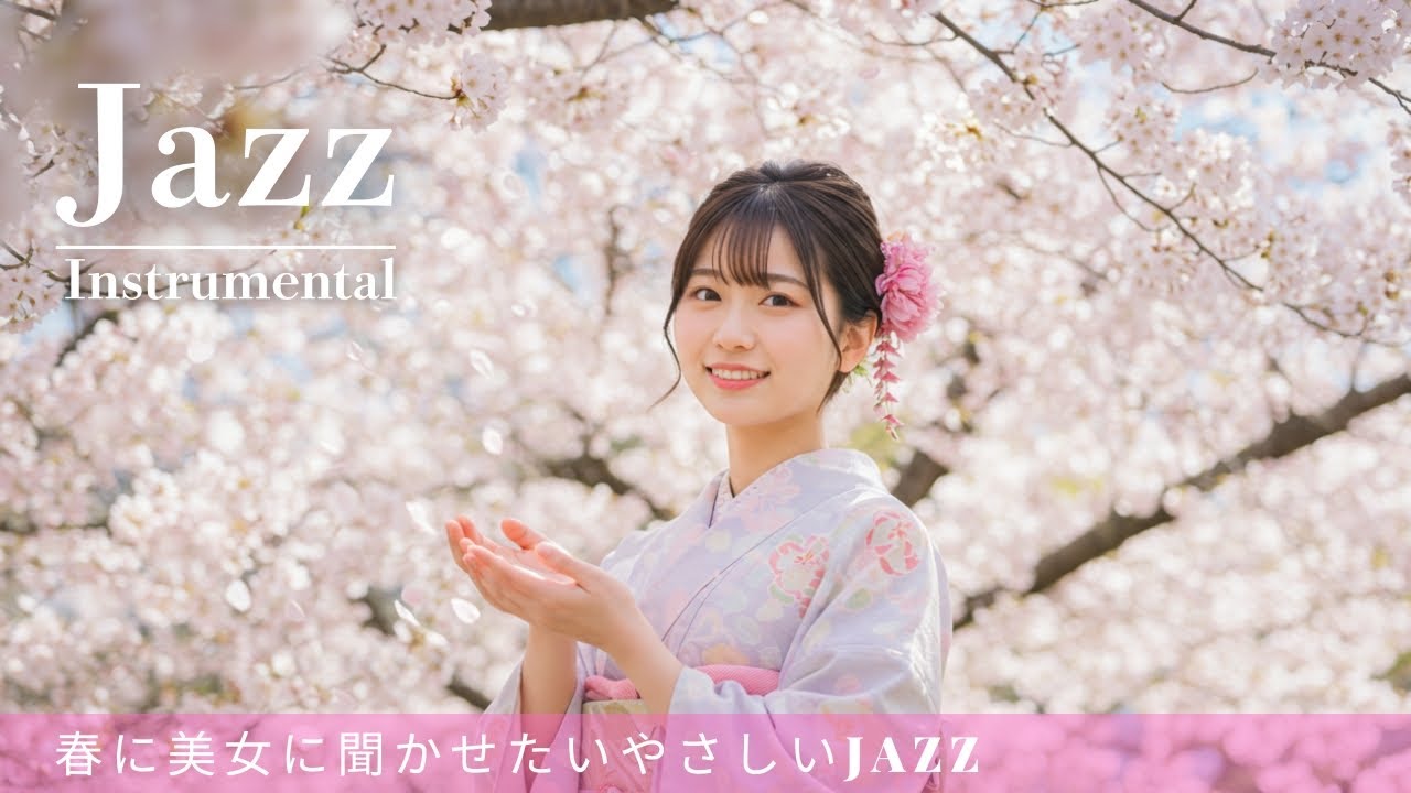 美女のInstrumental Jazz9／美女と春の桜の季節に癒しのJAZZ relax/jazz/beauty 作業用や勉強用にもオススメ ...