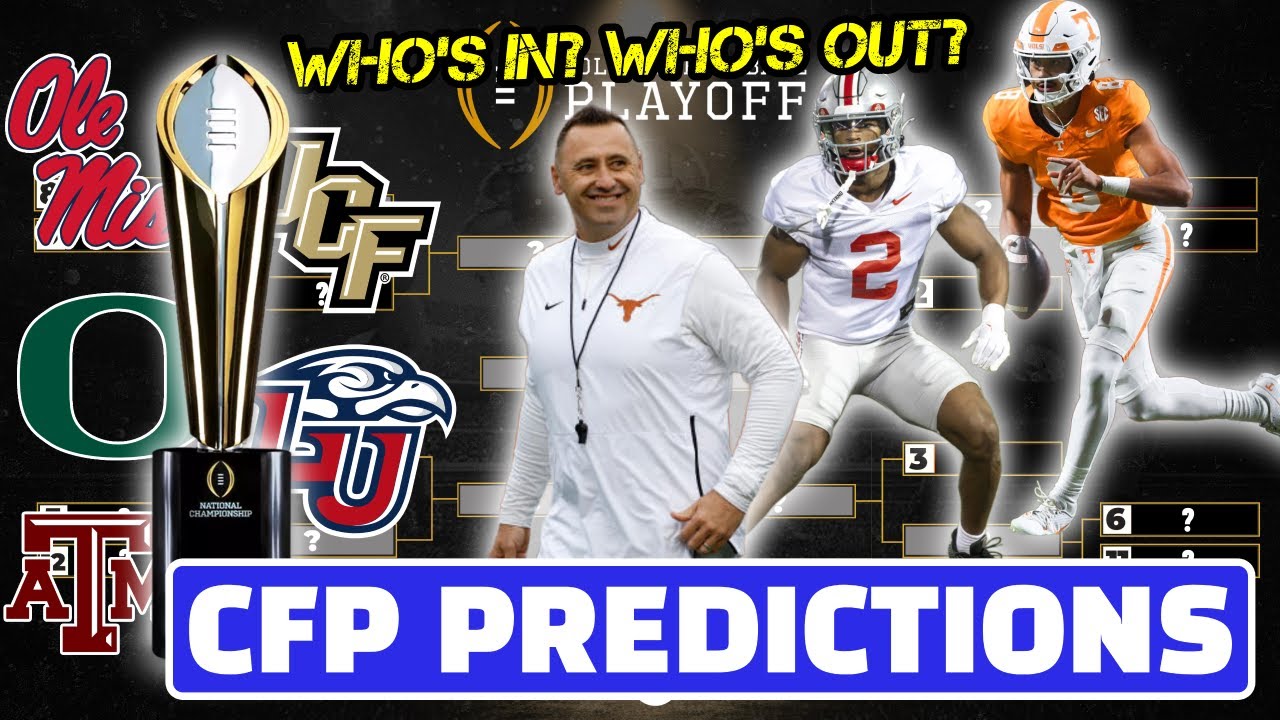 My 2024 College Football Playoff Predictions | Who Makes It? - YouTube