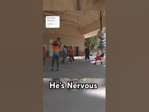 He's Nervous #fyp #nervous #shoot #shorts #Hoops #Curry - YouTube