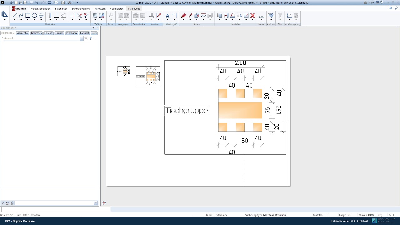 Allplan Planlayout - YouTube