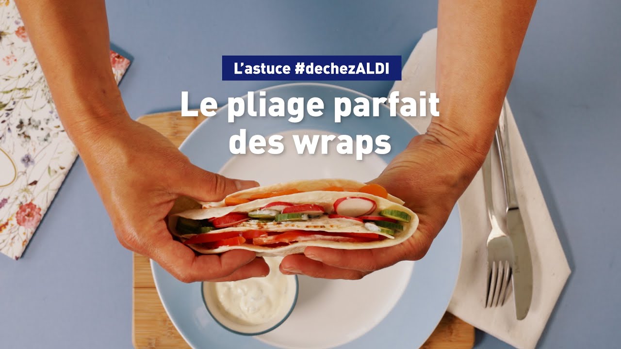 Le pliage parfait des wraps - YouTube