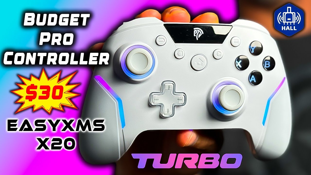 EasySMX X20 Best Pro Controller $30? | Hall Effect + Turbo + Back ...