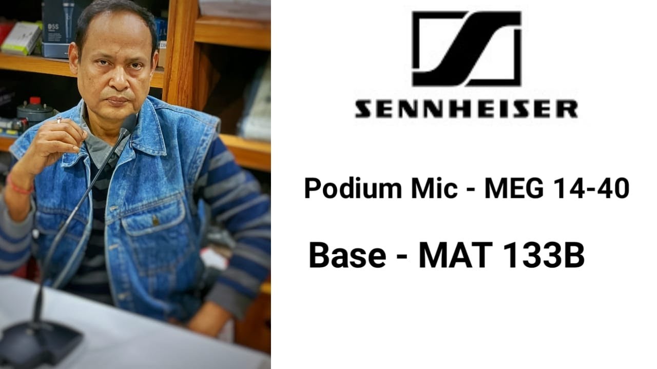 Sennheiser Podium / Gooseneck Mic model number MEG 14-40, Base model ...