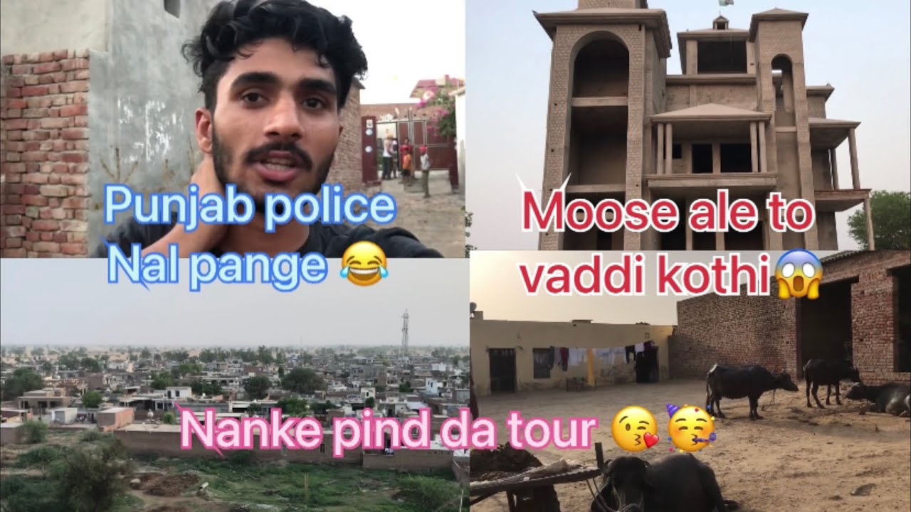 Nanka pind da tour 😍😜 funny vlog must watch 😅😂 - YouTube