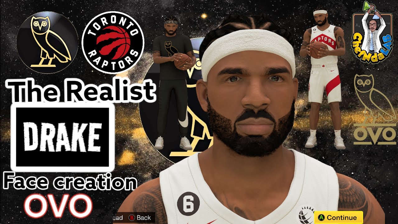 The Realist DRAKE NBA 2k23 Face Creation (Next Gen) 🔥🔥 - YouTube