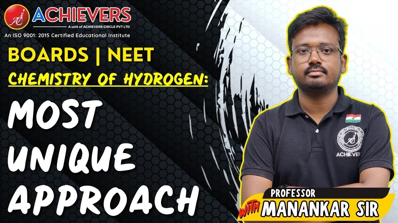Chemistry of Hydrogen | Most Unique Approach | MK Sir - YouTube