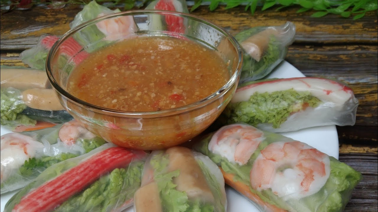 Resepi Vietnamese Spring Rolls & Sos Pedas Berkrim - YouTube