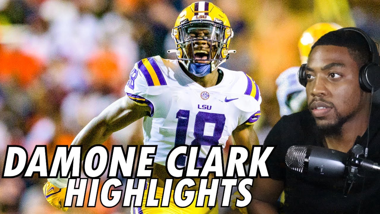 Damone Clark (LB | Dallas Cowboys) LSU Highlights REACTION - YouTube