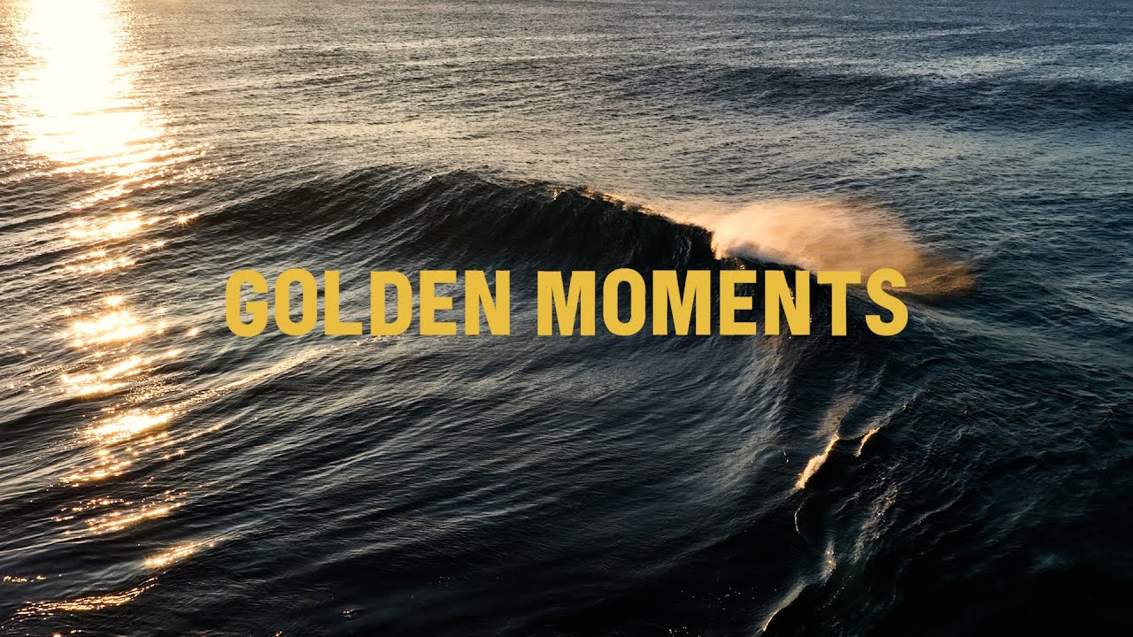 Golden Hour Splendor: Aerial and Slow-Motion Shots of Waves, Whales ...