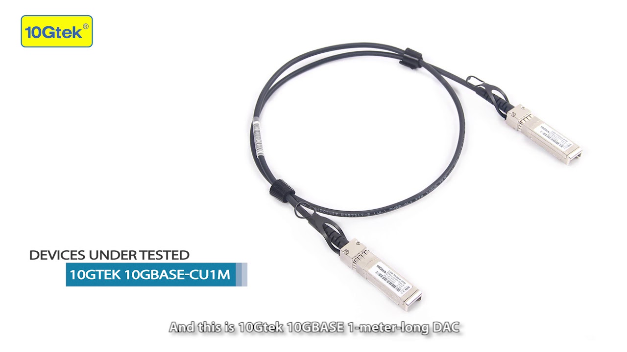 SFP-H10GB-CU1M 10GBASE black DAC compatibility test on Cisco switch ...