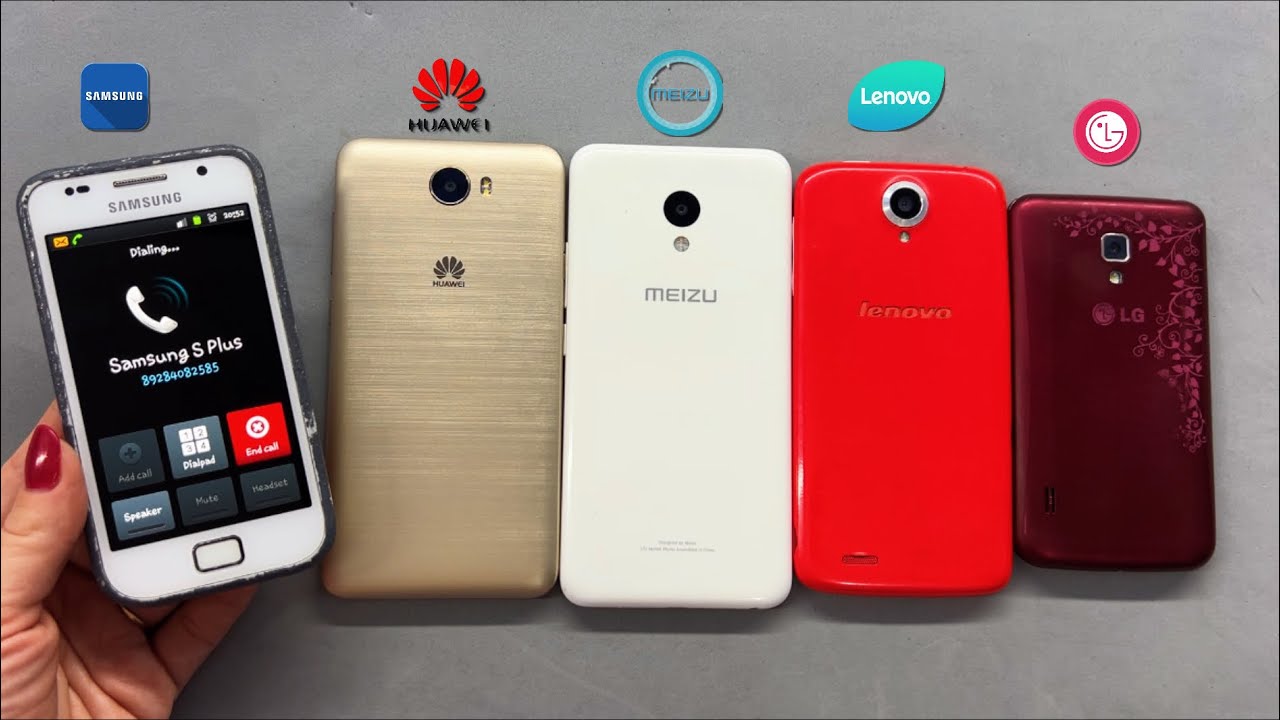 Samsung Galaxy S Plus outgoing + Incoming call Huawei Y5 2, Meizu 5 ...
